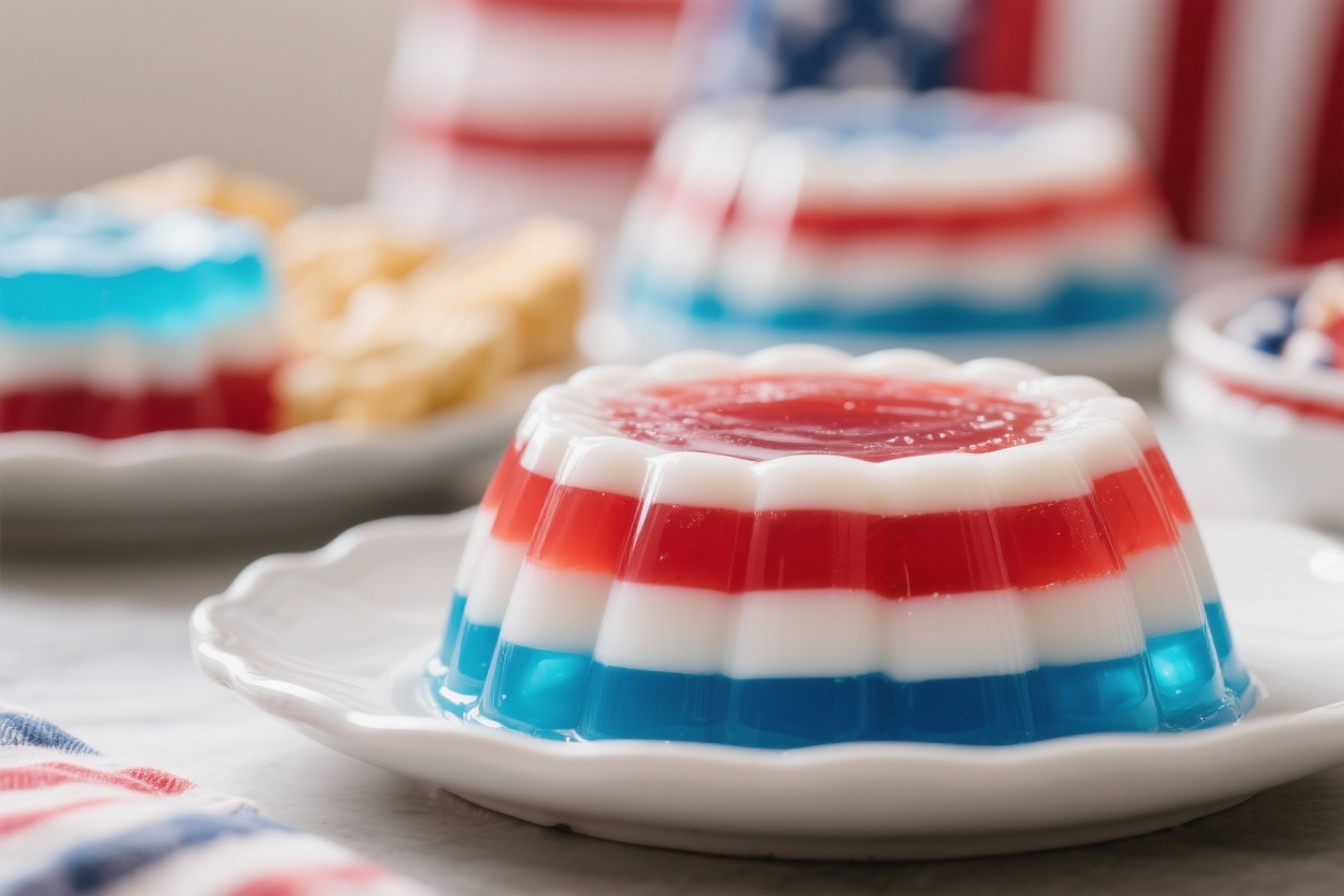 Layered Red, White & Blue Jello for Summer Parties & Holidays – A ...